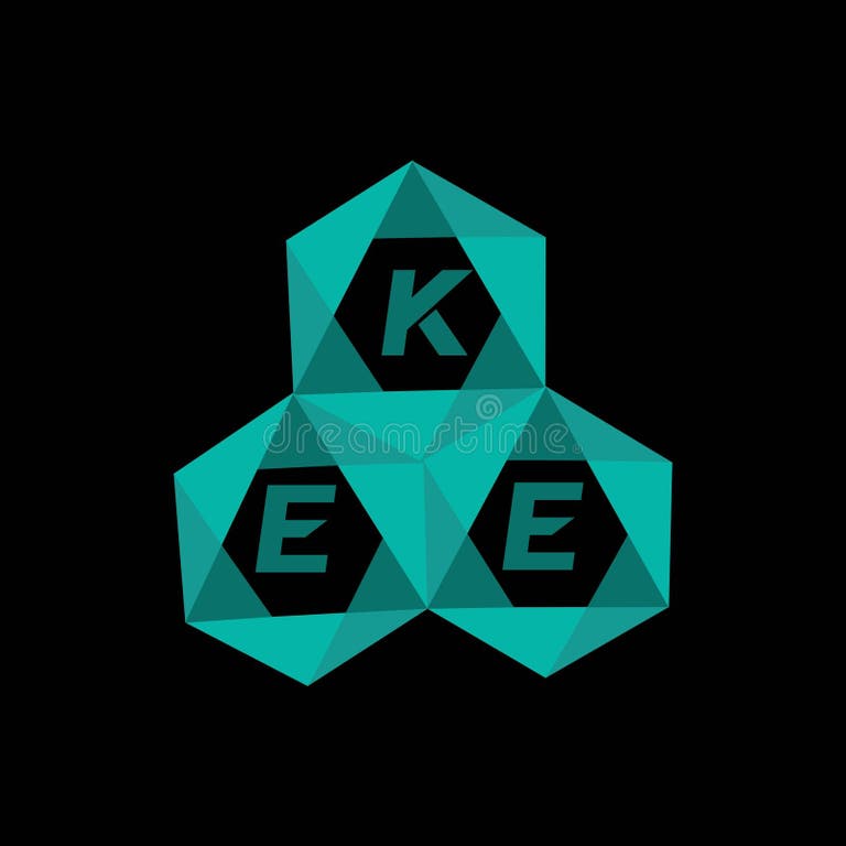 KEE Creative Minimalist Letter Logo. KEE Unique Vector Initials ...
