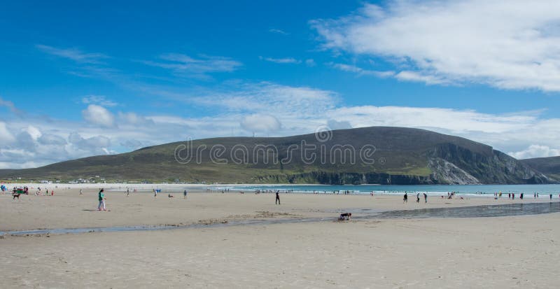 Keel Beach, Achill Island, Ireland Editorial Stock Photo - Image of ...