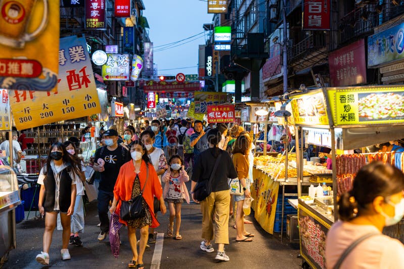 Keelung Night Market editorial stock image. Image of august - 254276424