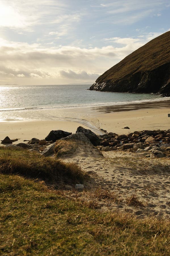 Keem Beach at Achill Island Stock Photo - Image of nature, natural ...