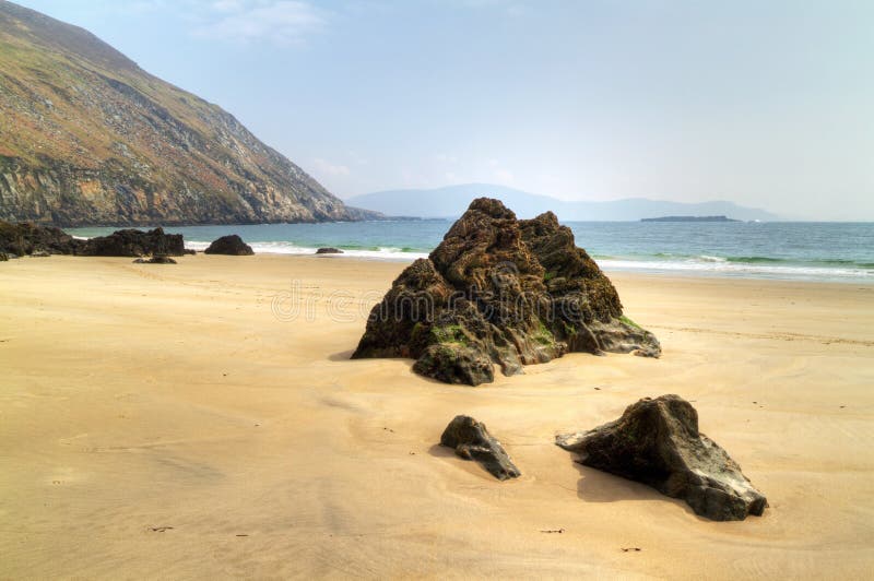 Keem Beach on Achill Island Stock Photo - Image of mayo, islands: 20090588