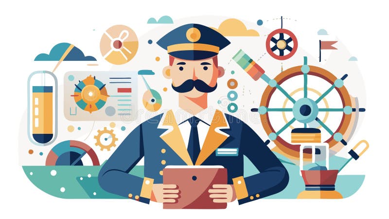 With a Keen Eye on Charts and Instruments, they Skillfully Plot Courses ...