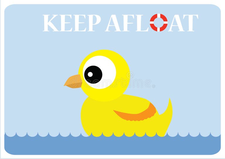 Keep afloat stock illustration. Illustration of handle - 52779578