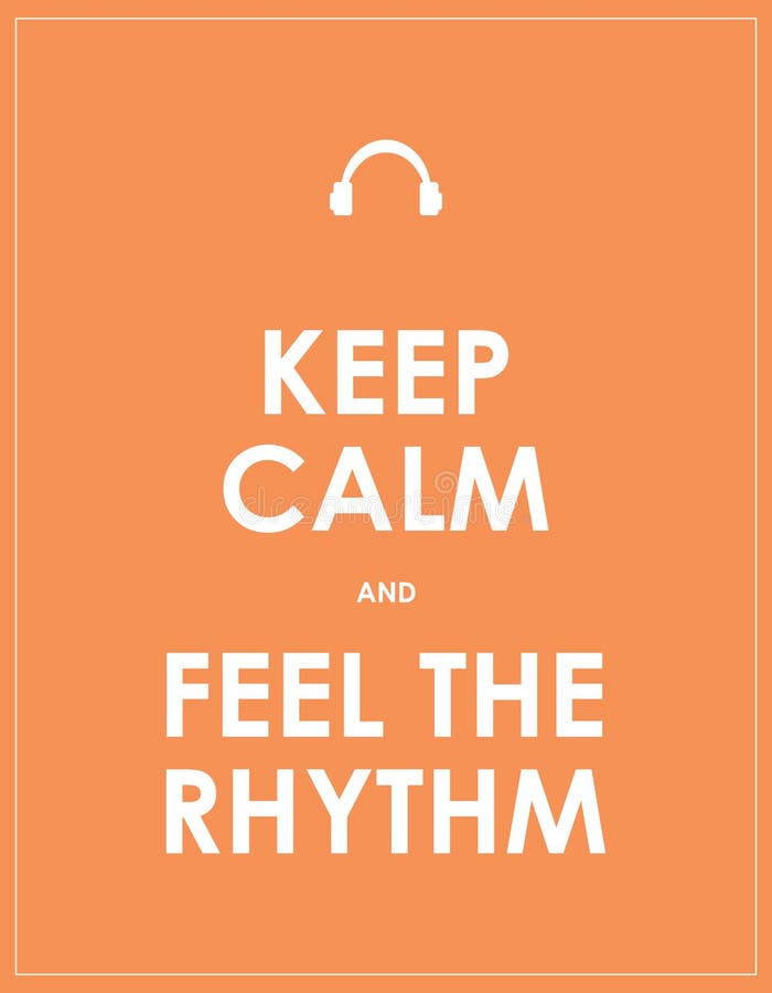 Keep Calm Abstract Background Stock Illustration - Illustration of ...