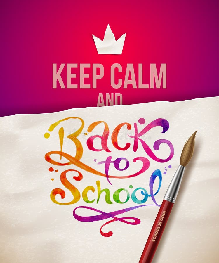 Back To School Illustration Stock Vector - Illustration of clip, flash ...