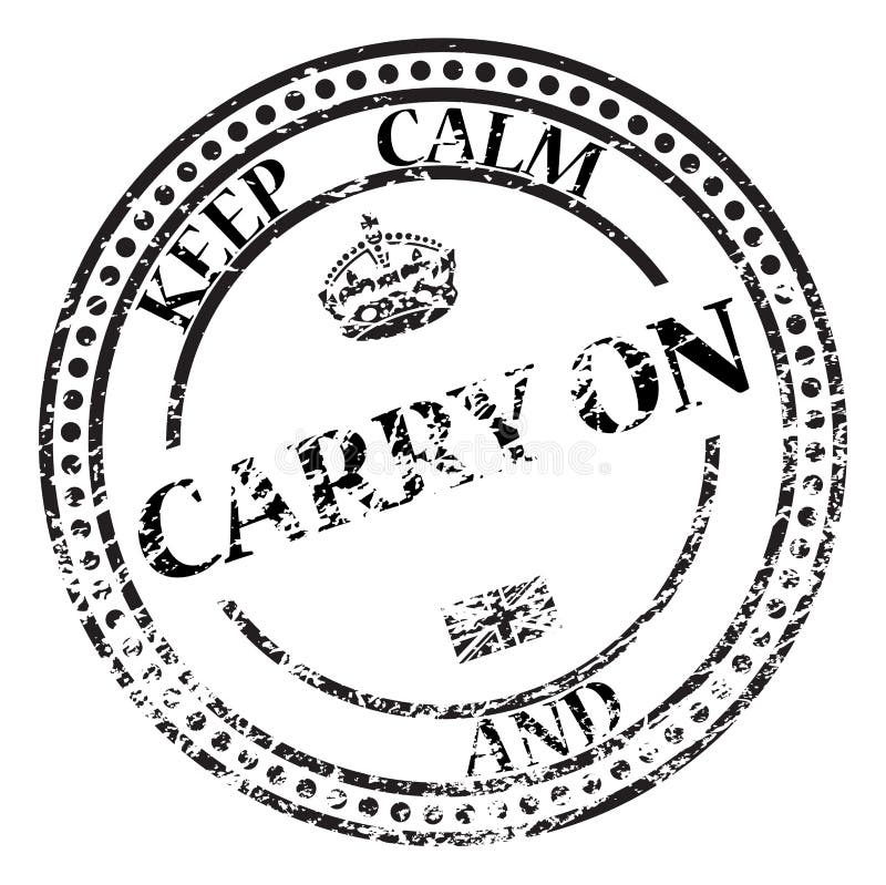 Keep Calm and Act Like You Know What`s Going on Badge Stock ...