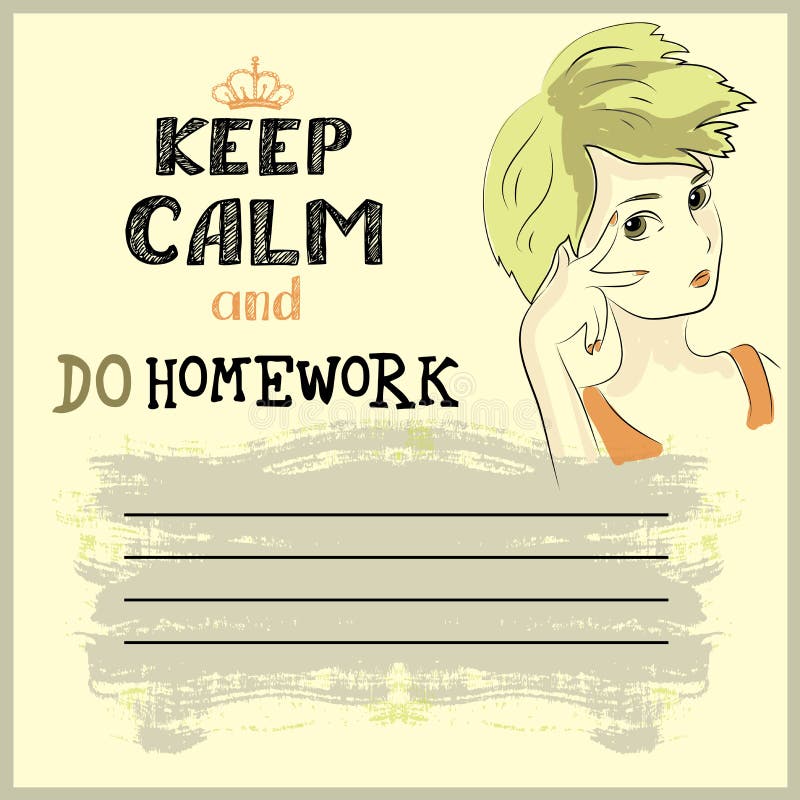Keep Calm And No Homework