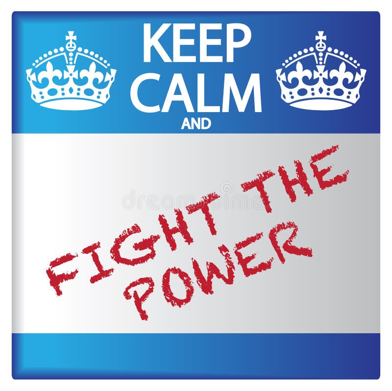 Keep Calm Fight Stock Illustrations – 121 Keep Calm Fight Stock ...