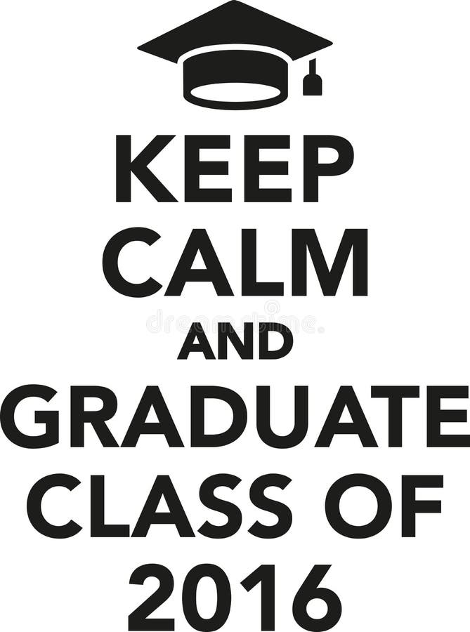 Class of 2016 with Graduation Hat Stock Vector - Illustration of ...