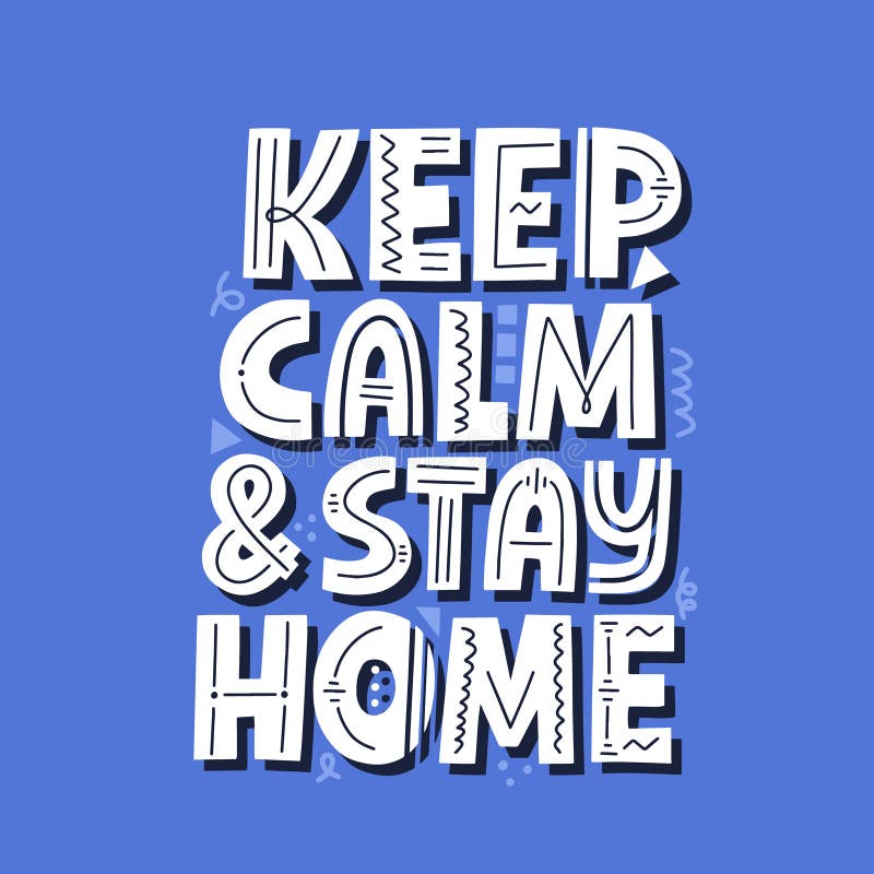 Lettering Self Isolation stock vector. Illustration of letter - 185027162