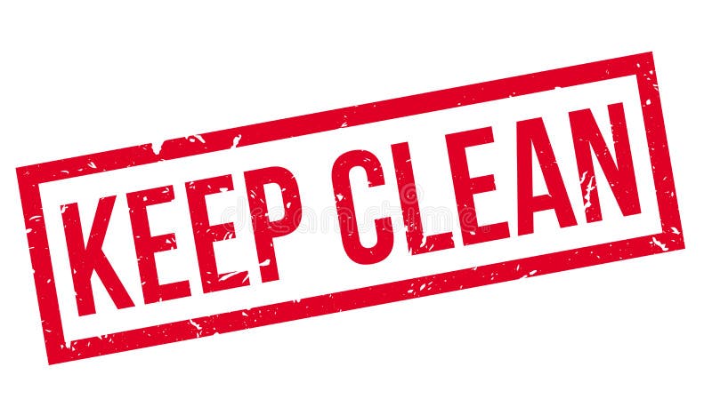 Keep Clean rubber stamp stock illustration. Illustration of ...