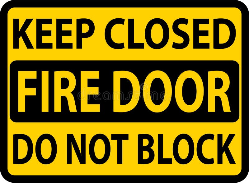 Fire Exit Do Not Block Stock Illustrations – 152 Fire Exit Do Not Block ...