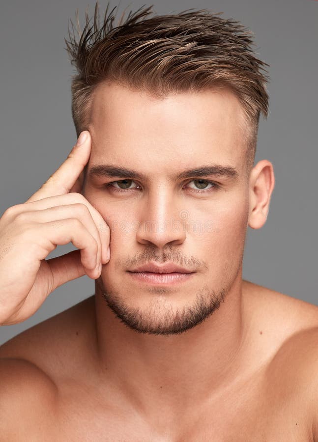 Keep it Cool, always Composed. Studio Shot of a Handsome Young Man ...