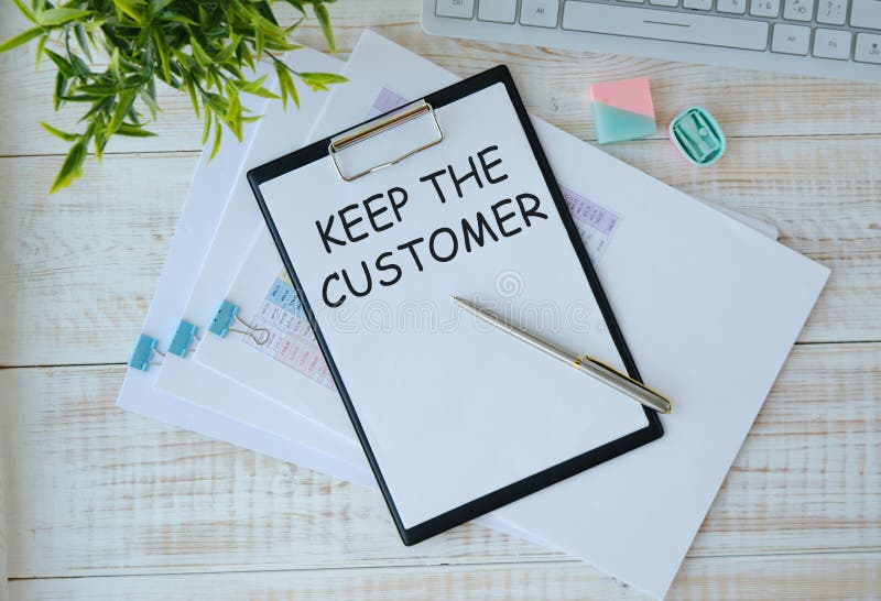 Keep the Customer Message, Concept of Customer or Brand Loyalty Stock ...