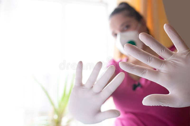 Keep Distance while Quarantined Stock Photo - Image of pandemic ...