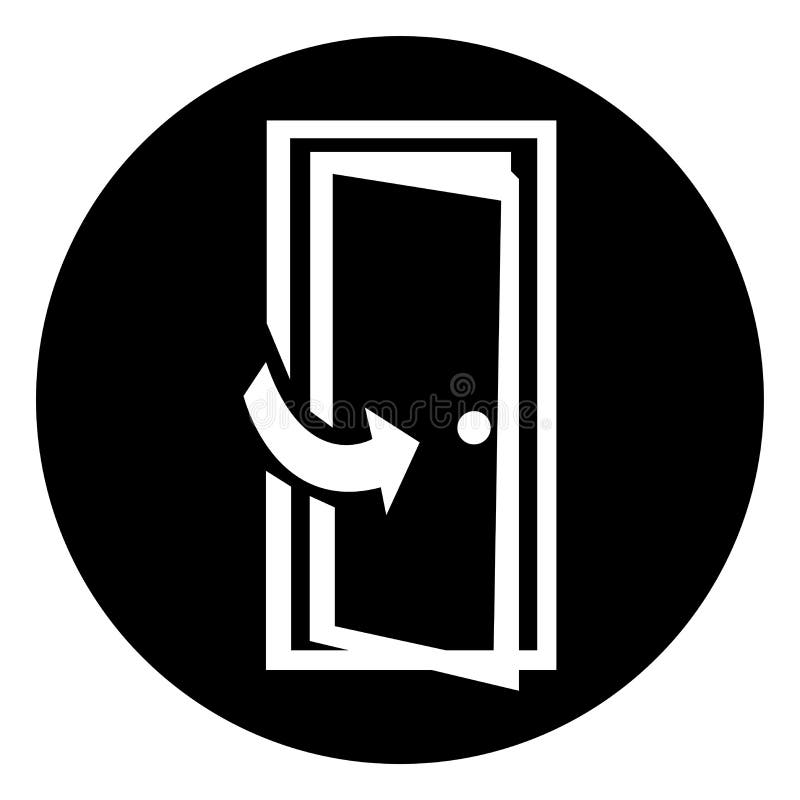 Keep Door Closed Symbol Sign, Vector Illustration, Isolate on White ...