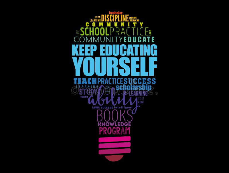 Keep Educating Yourself Stock Illustrations – 225 Keep Educating ...