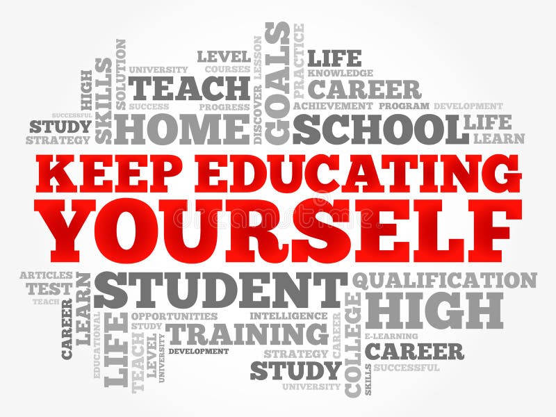 Keep Educating Yourself Stock Illustrations – 233 Keep Educating ...