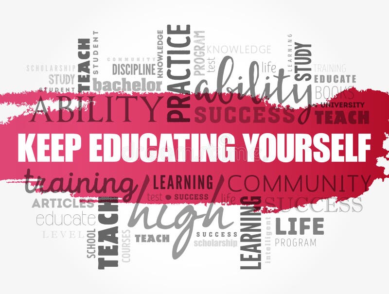 Keep Educating Yourself Stock Illustrations – 233 Keep Educating ...