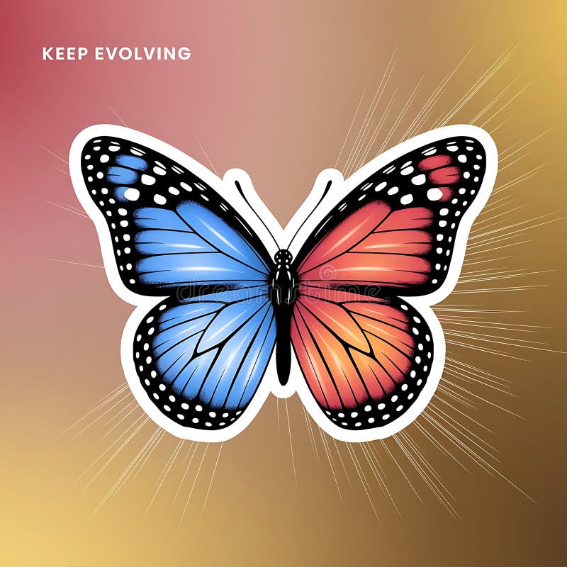 Keep Evolving Butterfly Morph Transition, Inspirational Transformation ...