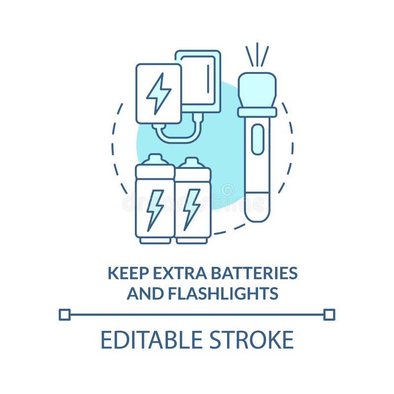 Flashlight Batteries Stock Illustrations – 113 Flashlight Batteries ...