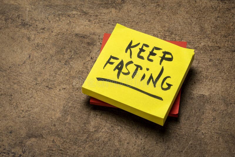 Keep Fasting Reminder Note Stock Photos - Free & Royalty-Free Stock ...