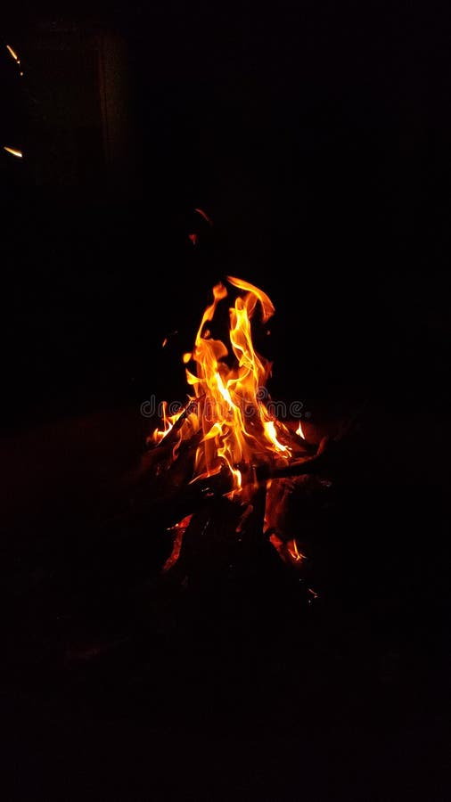 The Fire Phooto Taken in Dark in a Camp Fire at Dandeli a Place in ...