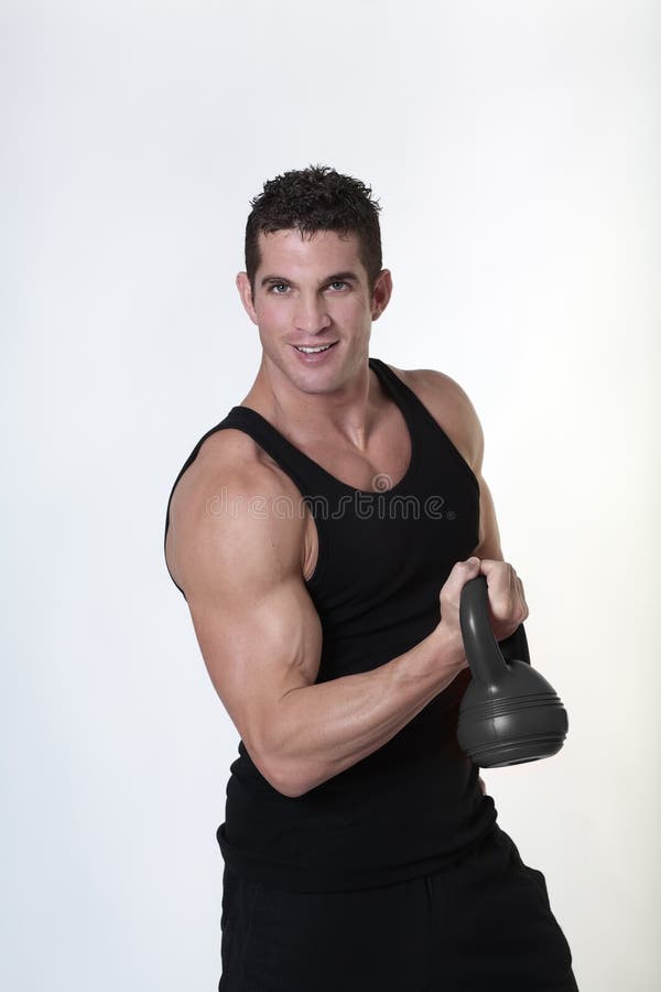 Keep fit stock image. Image of sport, lift, muscle, muscular - 27148937