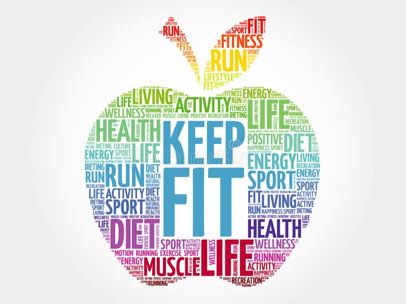 Keep Fit Word Cloud Stock Photos - Free & Royalty-Free Stock Photos ...