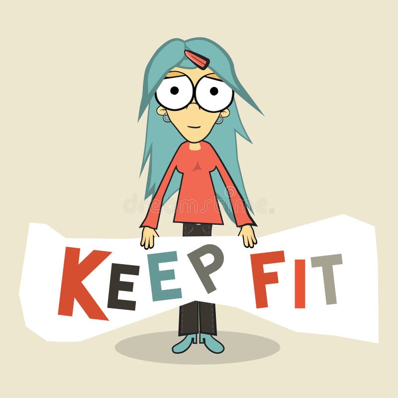 Cartoon Keep Fit Stock Illustrations – 316 Cartoon Keep Fit Stock ...