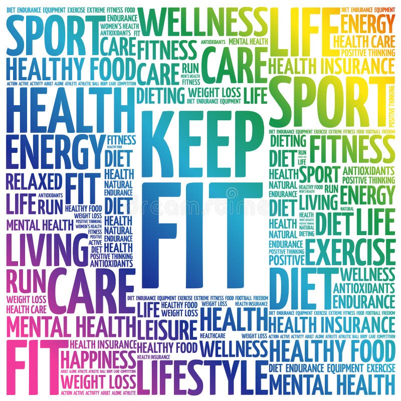 Keep Fit Healthy Living Running Stock Illustrations – 74 Keep Fit ...