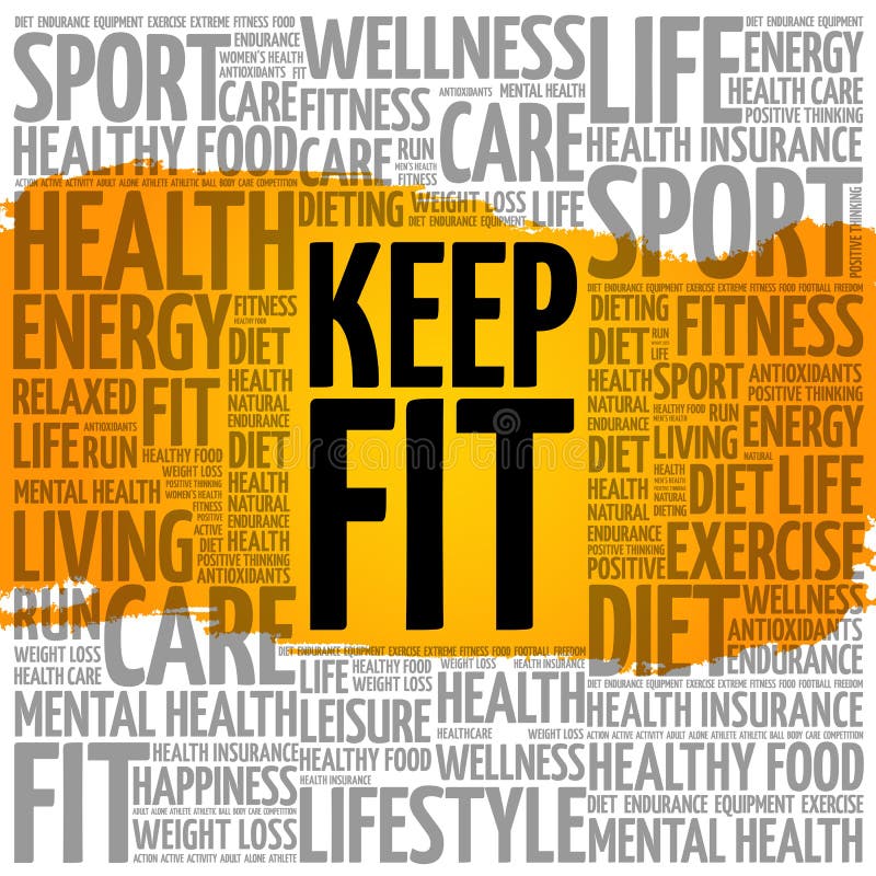 Keep Fit Healthy Living Running Stock Illustrations – 74 Keep Fit ...