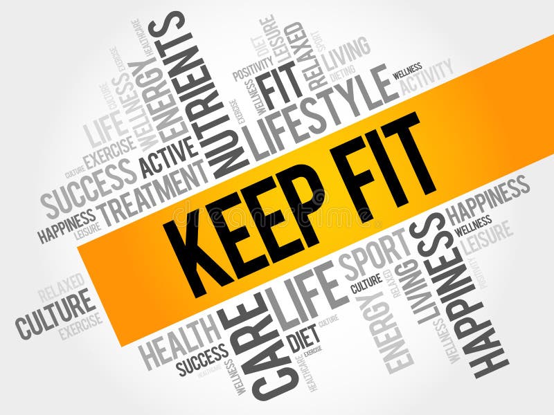 Keep Fit Healthy Living Stock Illustrations – 129 Keep Fit Healthy ...