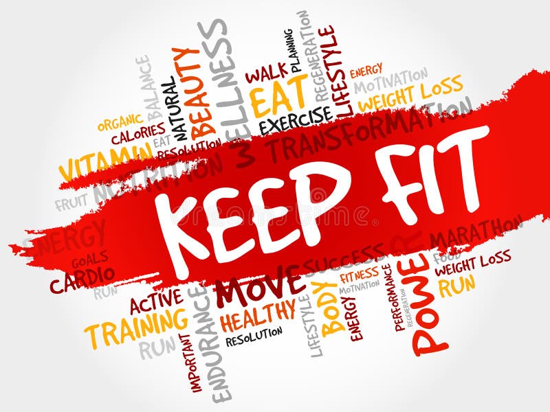 Keep Fit Healthy Living Running Stock Illustrations – 74 Keep Fit ...