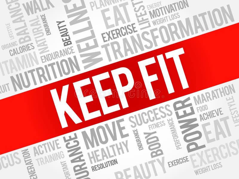 Keep Fit Healthy Living Running Stock Illustrations – 74 Keep Fit ...