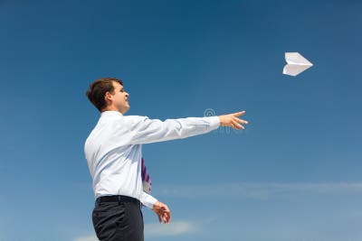 Keep on flying stock photo. Image of entrepreneur, businessman - 5892396