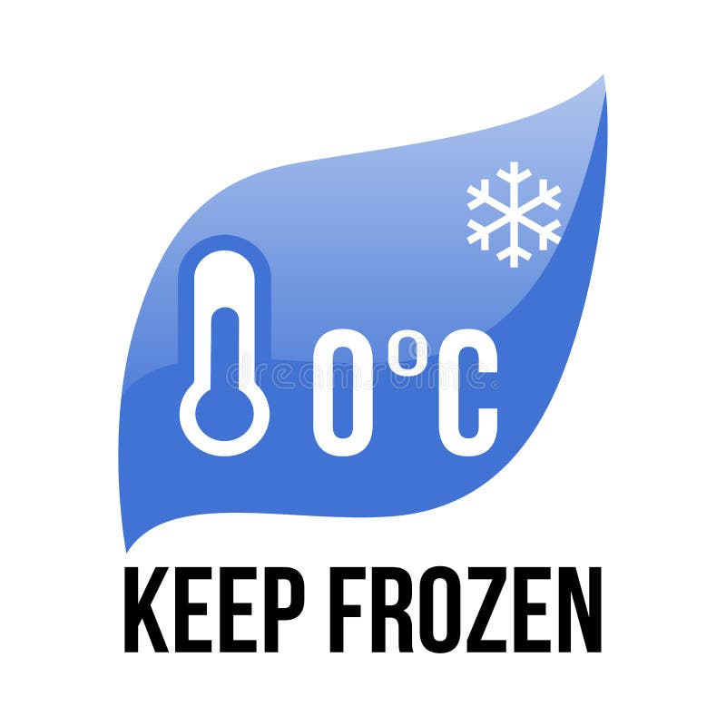 Keep frozen logo stock vector. Illustration of product - 250564201