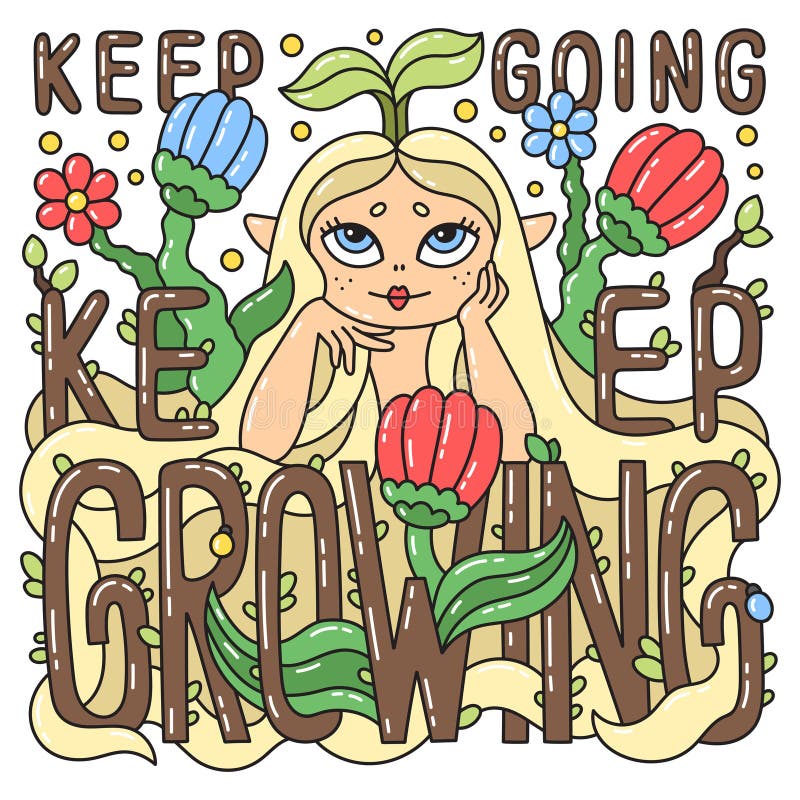 Keep Going, Keep Growing. Trendy Motivational Quote. Positive Inspiring ... Keep Going, Keep Growing. Trendy Motivational Quote. Positive Inspiring ...