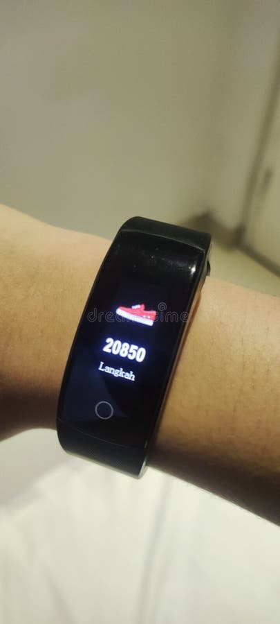 Keep Going a Lot with Your Watch Running and Walking Stock Image ...