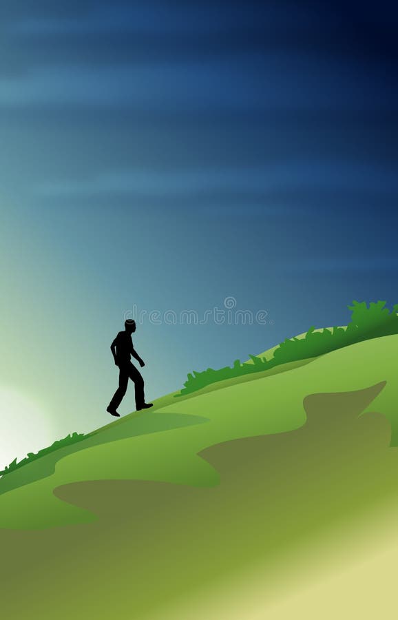 Keep Going Never Give Up Direction Future Stock Vector - Illustration ...