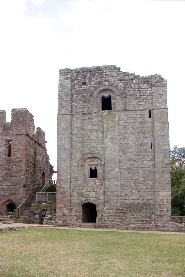 The Keep Goodrich Castle stock photo. Image of battlement - 1188250