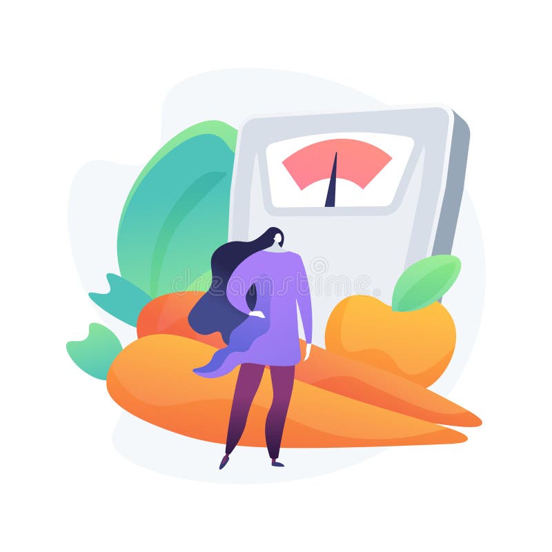 Keep a Healthy Diet Abstract Concept Vector Illustration. Stock Vector ...