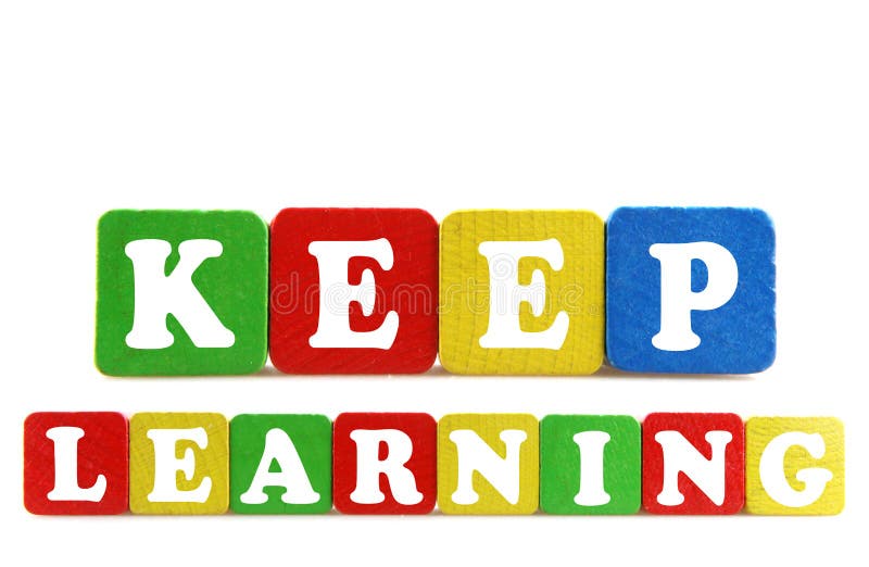 Keep learning concept stock image. Image of background - 35867451
