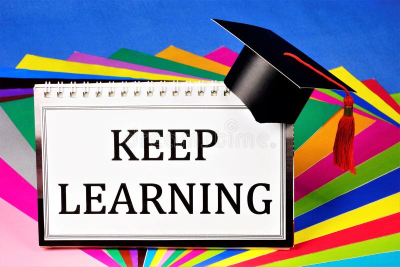 Graduation. Lettering in a School Notebook Stock Photo - Image of ...