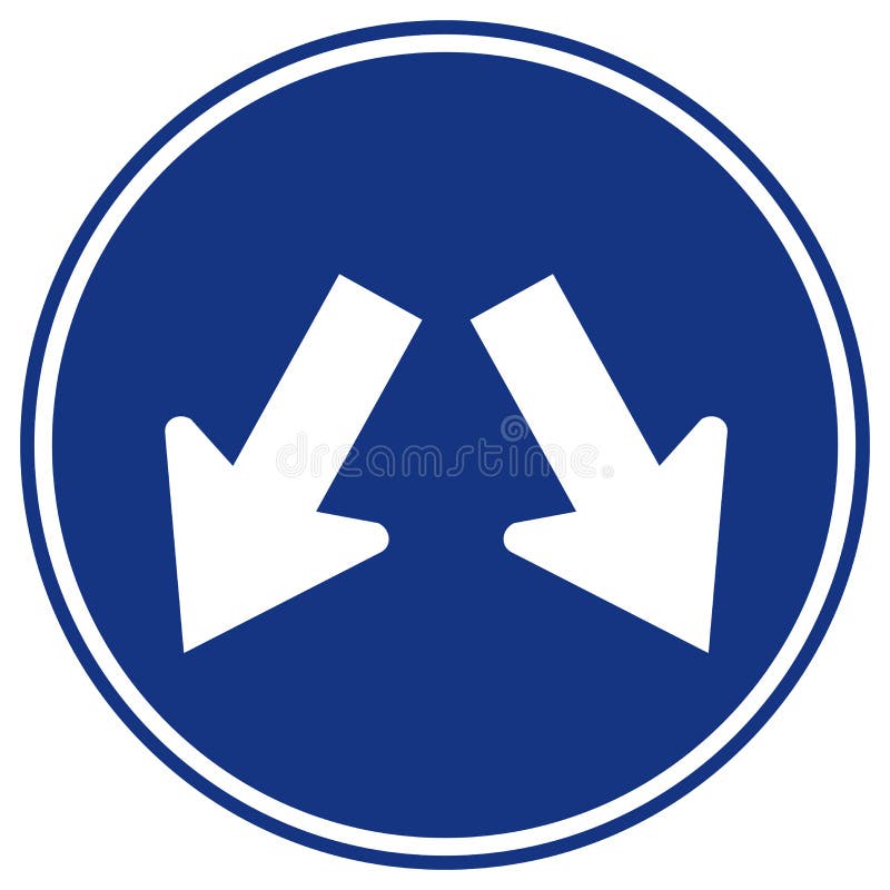 Keep Right Sign Stock Illustrations – 1,188 Keep Right Sign Stock ...