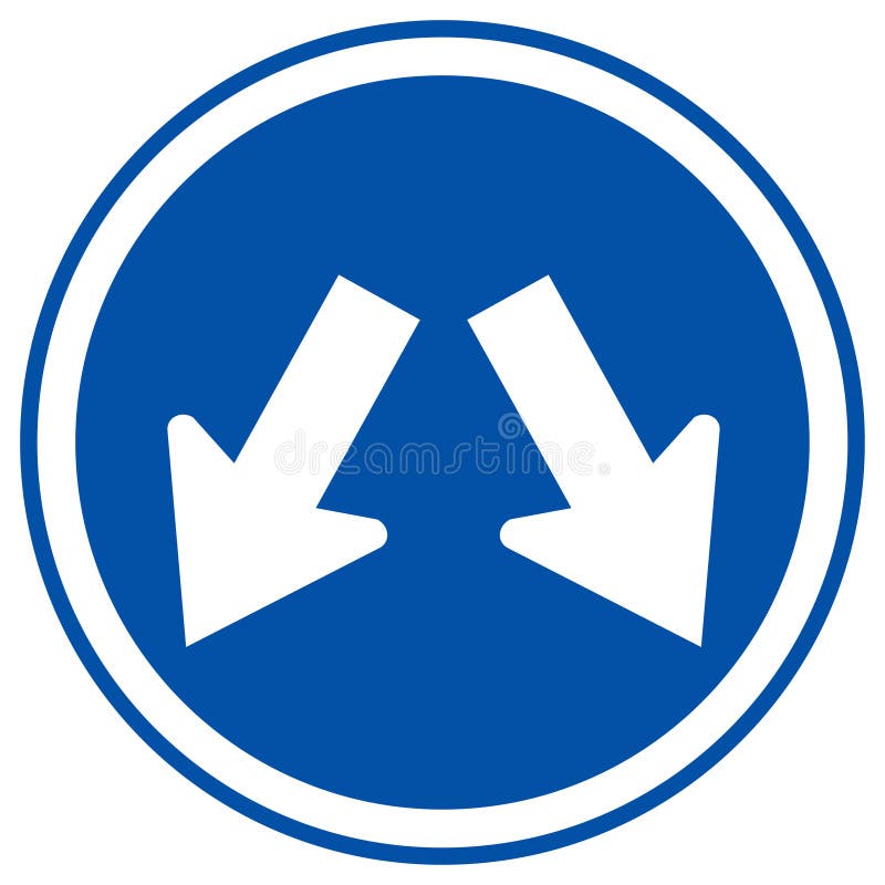 Keep Right Road Sign