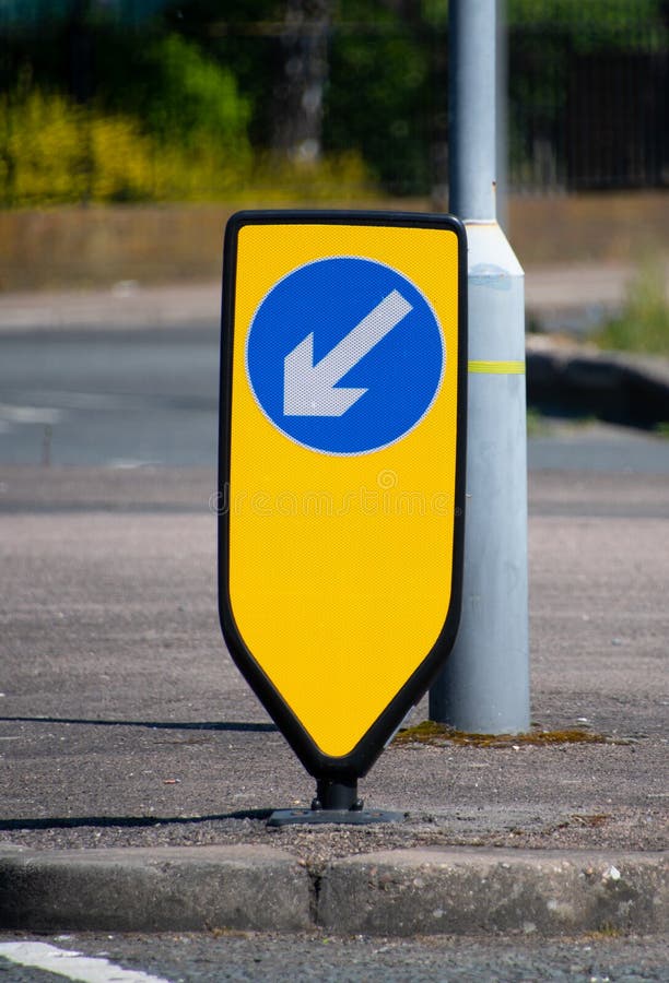 Keep left sign stock image. Image of isles, kingdom - 197583617