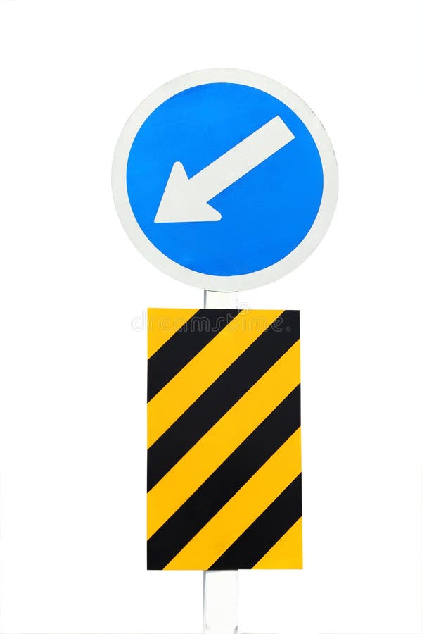 Keep left traffic sign. stock image. Image of road, traffic - 42217127