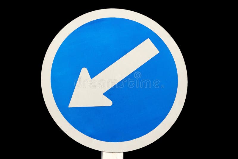 Keep left traffic sign stock photo. Image of black, board - 37838918