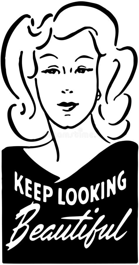 Keep Looking Up. Lettering. Hand Drawn Vector Illustration. Element for ...